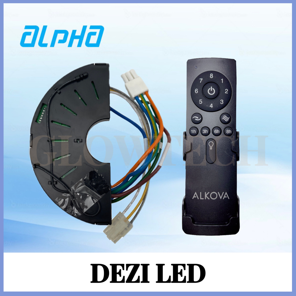 [ORIGINAL] ALPHA Ceiling Fan PCB/REMOTE CONTROL DEZI LED | Shopee Malaysia