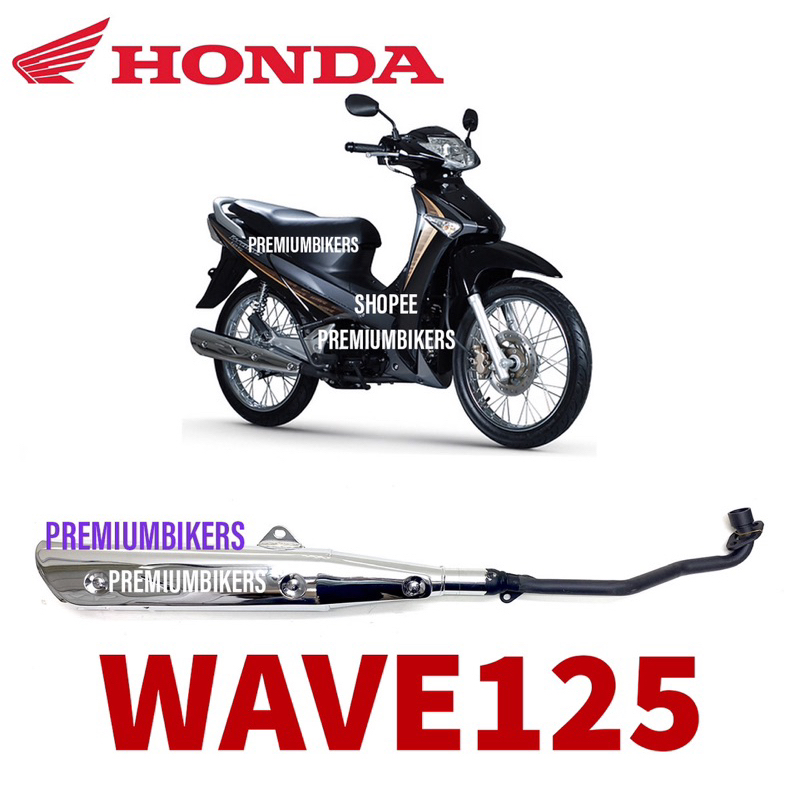 WAVE125 WAVE 125 S HONDA EXHAUST EKZOS MUFFLER PIPE ASSY STANDARD STD EKZOS | Shopee Malaysia