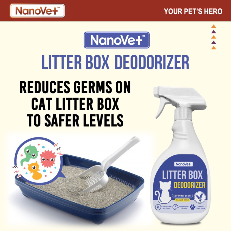Nanovet Litter Box Deodorizer Spray (500ml) | Shopee Malaysia