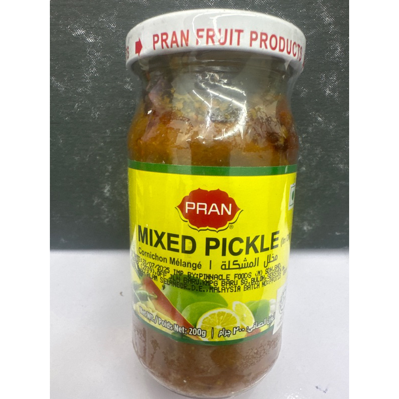 Pran Mixed Pickle 200gm | Shopee Malaysia