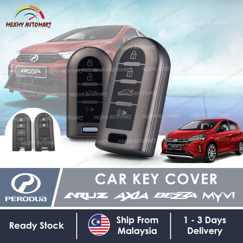 PERODUA Matte Key Cover - MYVI 2018 BEZZA AXIA 2017 2019 Style Advance ...