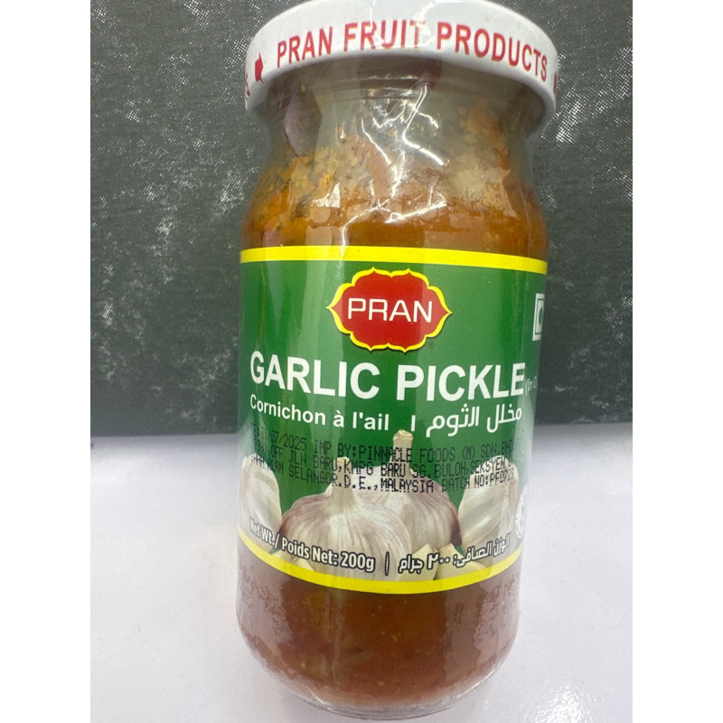 Pran Garlic Pickle 200gm | Shopee Malaysia
