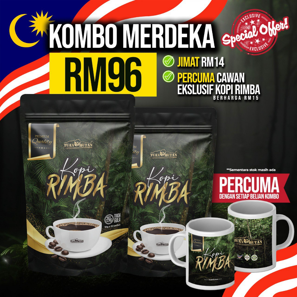 KOMBO MERDEKA:KOPI RIMBA | Shopee Malaysia