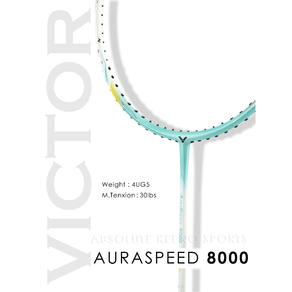 VICTOR Auraspeed 8000 Badminton Racket | Shopee Malaysia