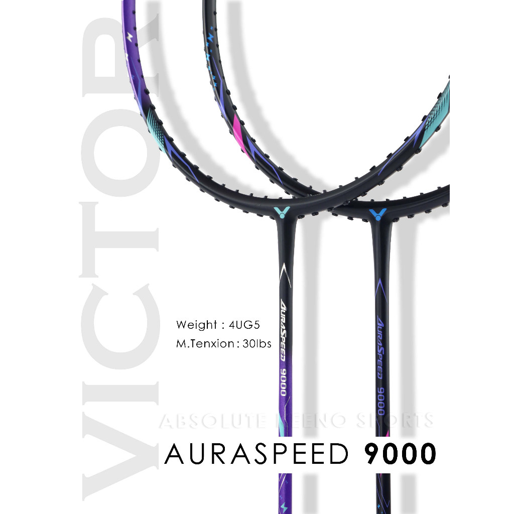 VICTOR Auraspeed 9000 Badminton Racket | Shopee Malaysia