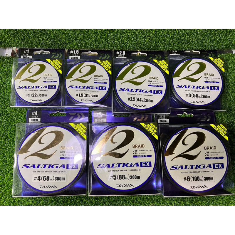 Daiwa Saltiga EX 12 Braid 300M | Shopee Malaysia