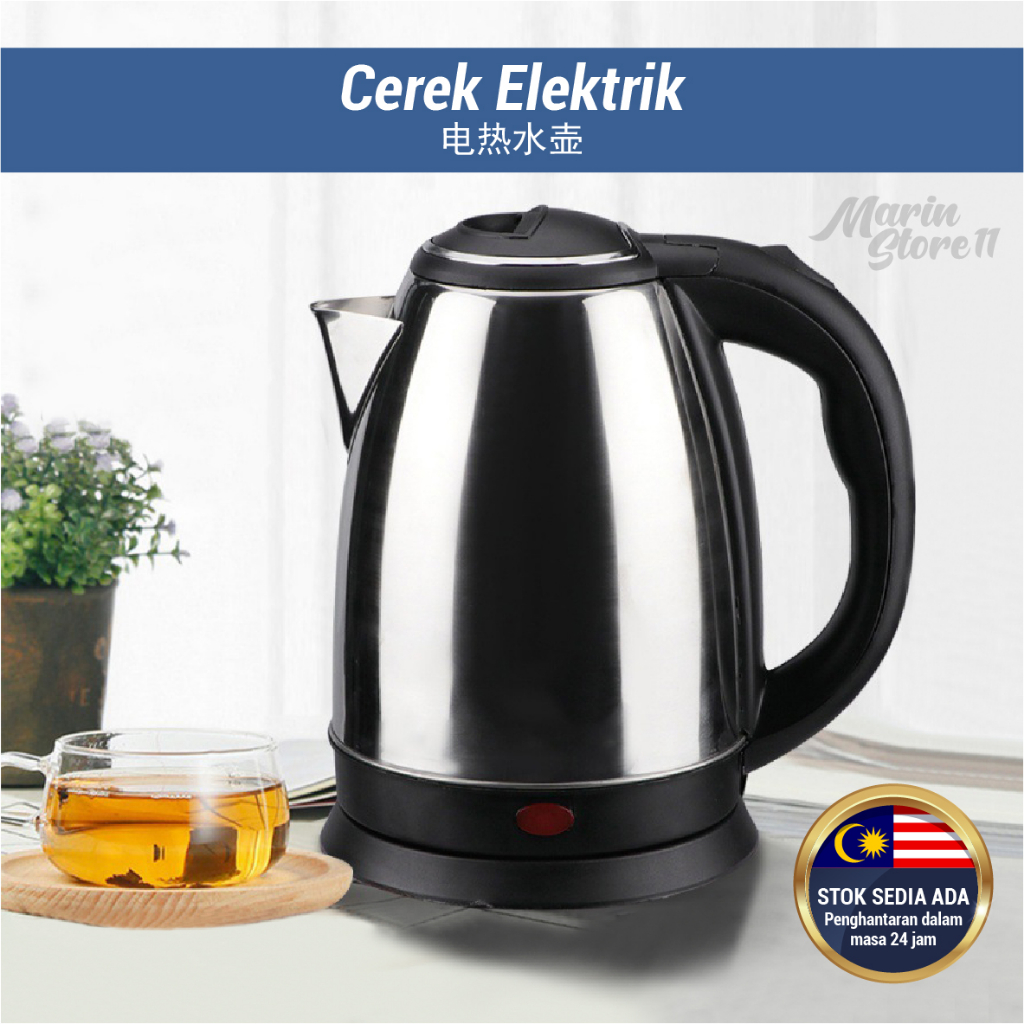 Stainless Steel Electric Kettle Fast Boiling Automatic Cut Off Jug ...