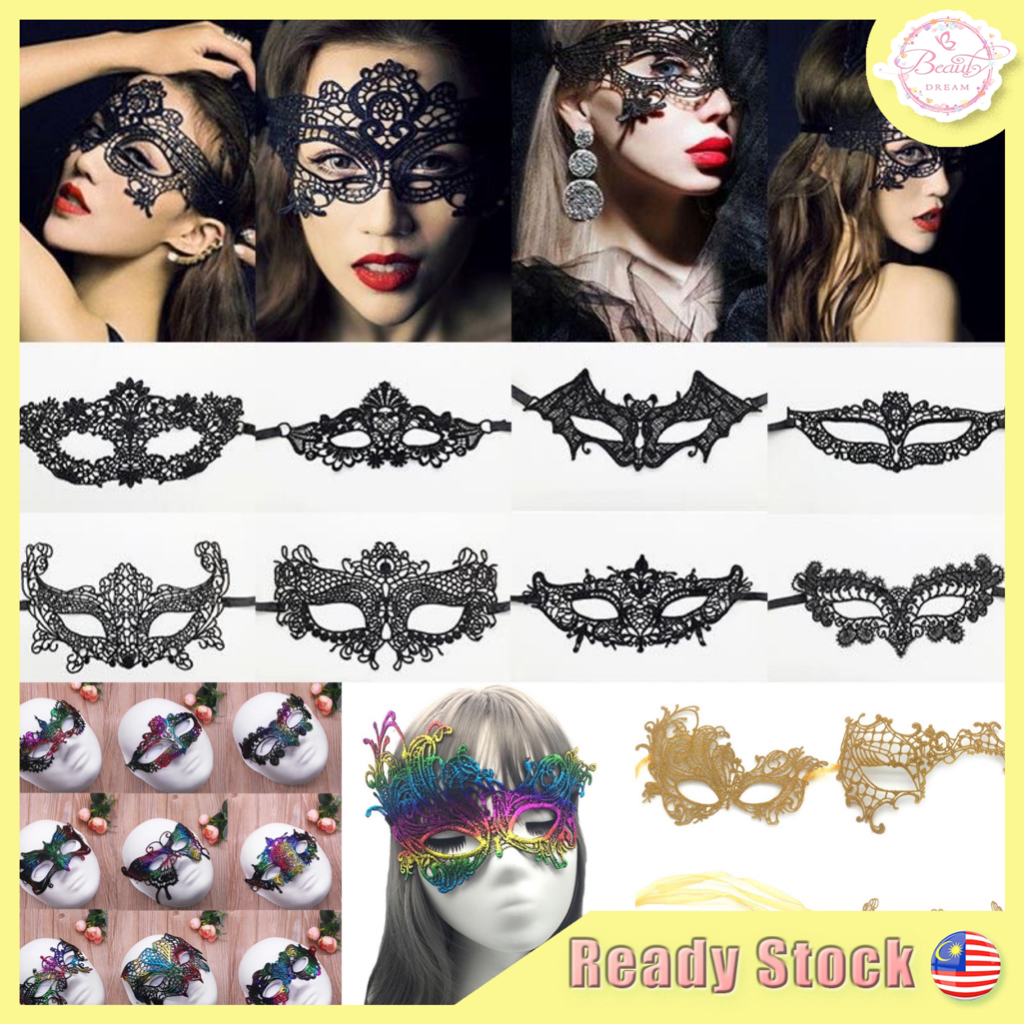 ⚡️ready Stock⚡️masquerade Party Mask Sexy Eye Mask Women Cosplay