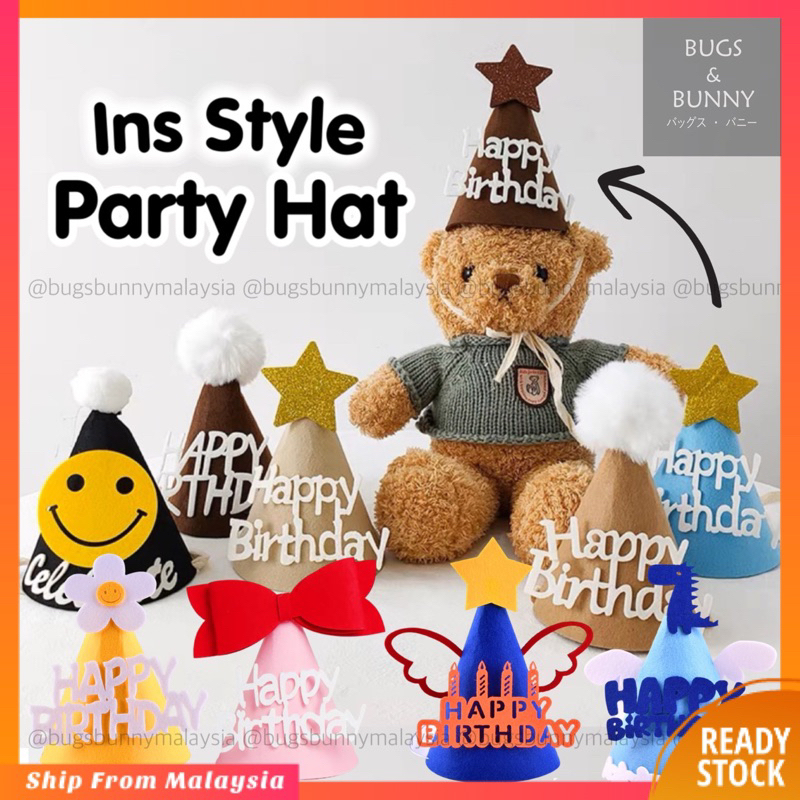 READY STOCK Happy Birthday Party Hat / Topi Birthday | Shopee Malaysia