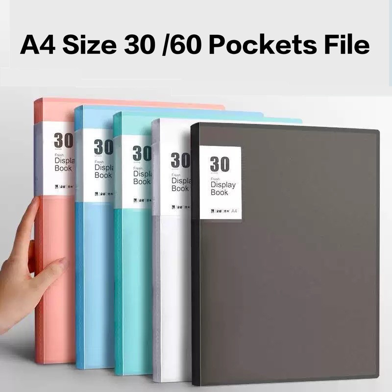 A4 Matte Transparent File Folder Organizer Certificate File Organizer ...