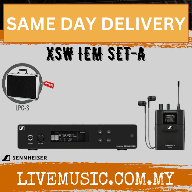 Sennheiser XSW IEM SET-A Stereo In-Ear Wireless Monitoring System ...