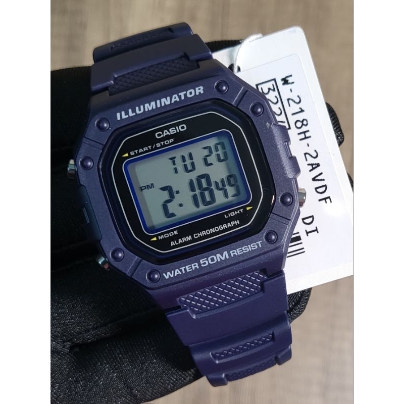 CASIO Digital WATCH W-218H-2A | Shopee Malaysia