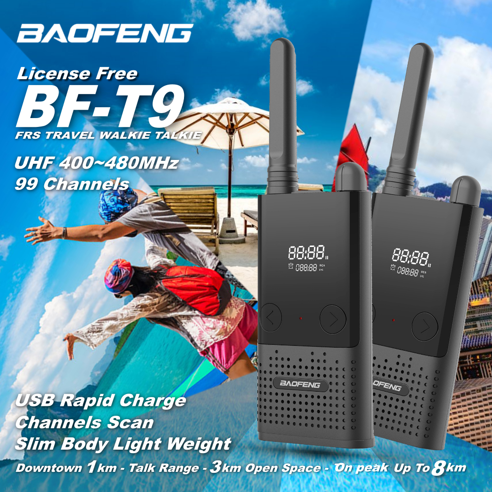 BAOFENG BFT9 Digital Display Walkie Talkie (5W/2 Pcs) | Shopee Malaysia