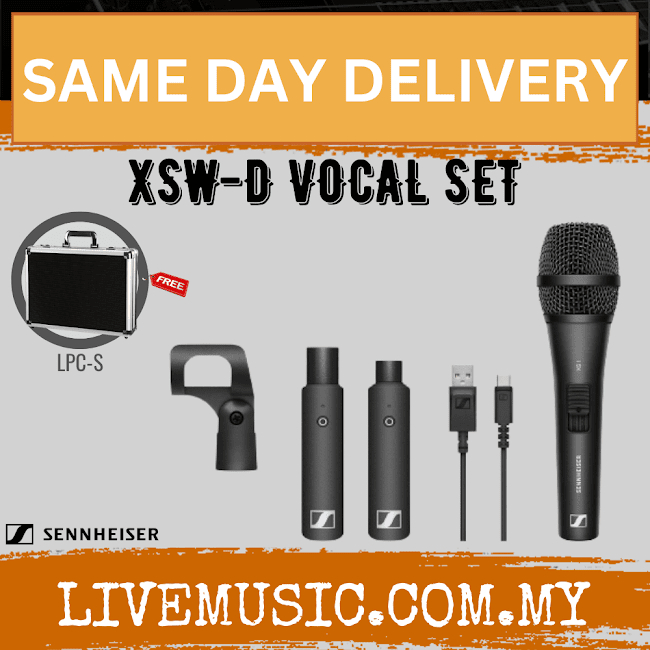 Sennheiser XSW-D Vocal Set With LPC-S Hard Case (XSW D Vocal/XSW-D ...