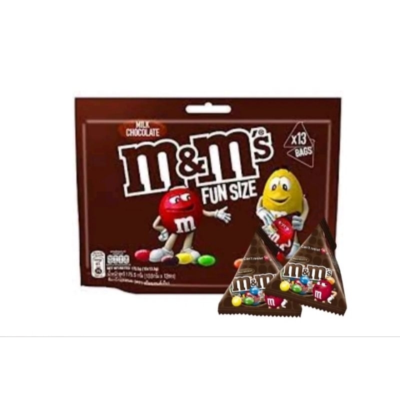 M&M's Fun Size Milk Chocolate (13x3.5g) | Shopee Malaysia