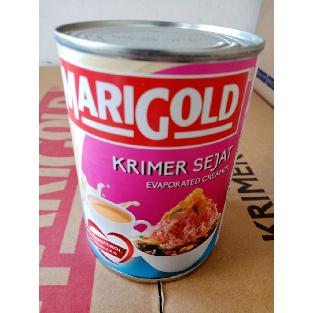 Marigold Susu Cair Krimer Sejat/Evaporated Creamer [390GM] | Shopee ...