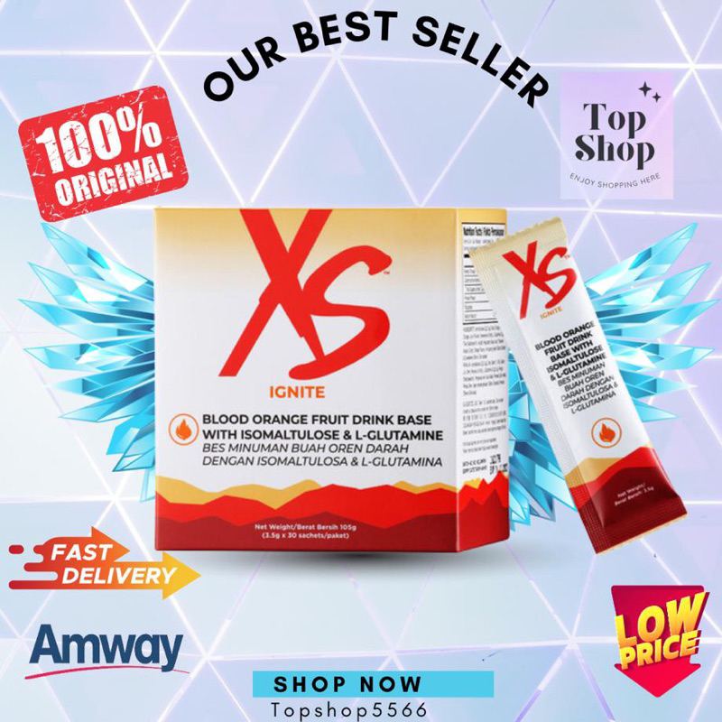 🔥NEW stock 🔥 XS Ignite Blood Orange Fruit Drink Base With Isomaltulose ...