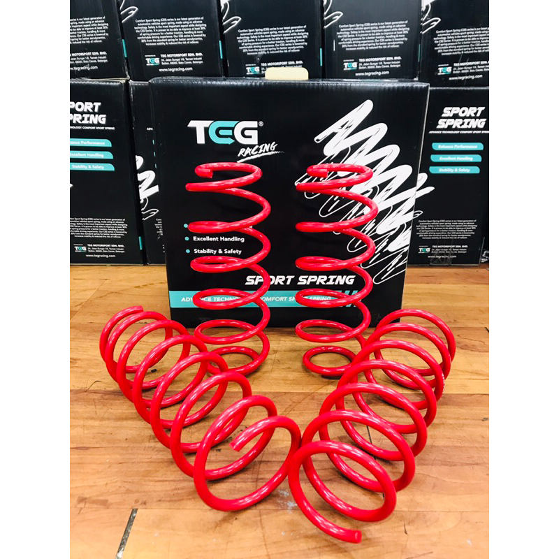 Perodua Axia 2023 Sport Spring Lower Spring TEG RACING 1 set (4Pcs ...