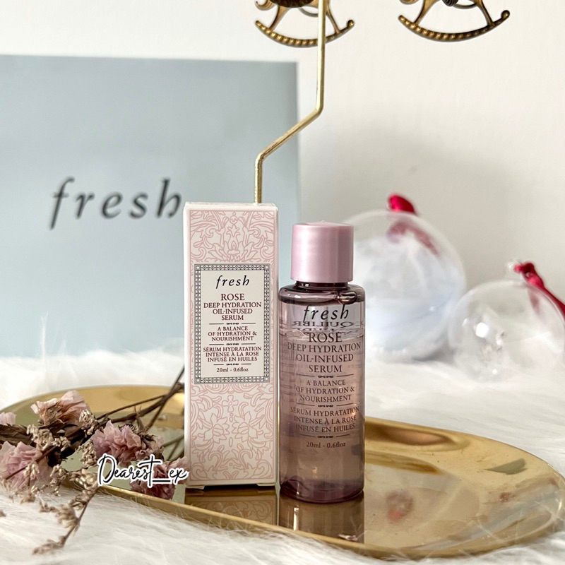 FRESH Rose Deep Hydration & Skin Plumping Oil-Infused Serum Hydrating ...