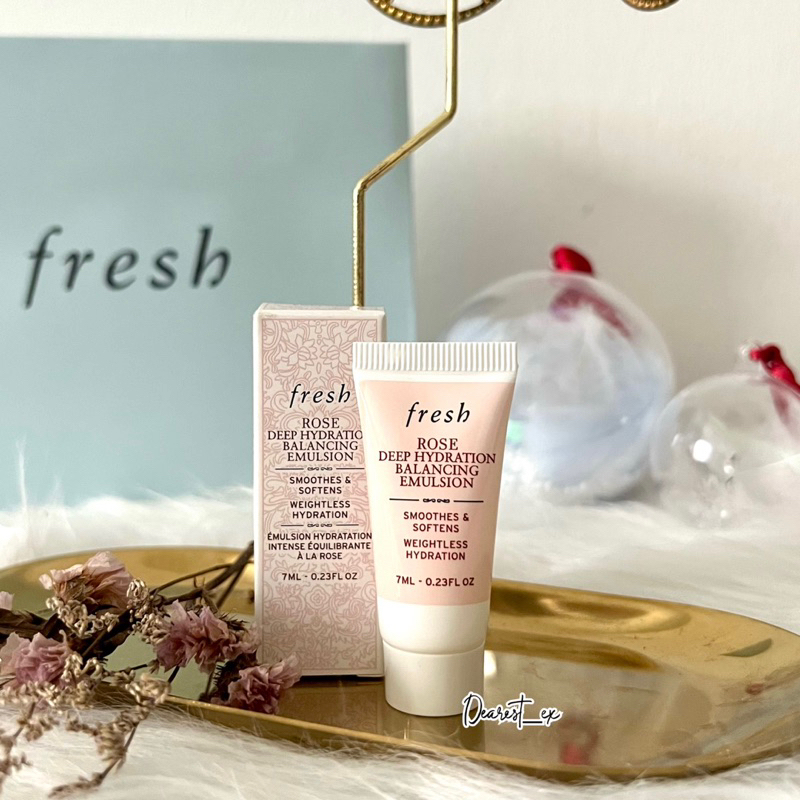 FRESH Rose Deep Hydration Balancing Emulsion Smooth & Soften Skin Face ...