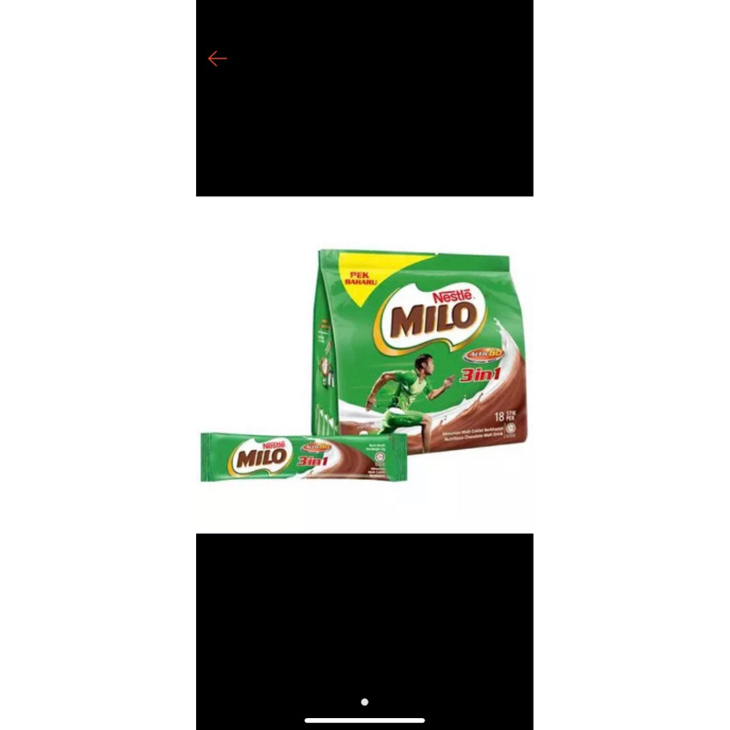 Nestle MILO 3 In 1 Activ-Go (33g x 18s ) Expired date: 30/9/2024 ...