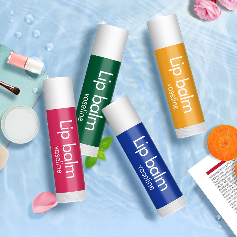 LIPBALM VASELINE Color lip balm, waterproof and moisturizing, lip balm ...