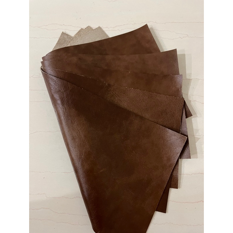 Genuine cow leather 1.2 mm 12 inch x 6 inch kulit lembu asli | Shopee ...