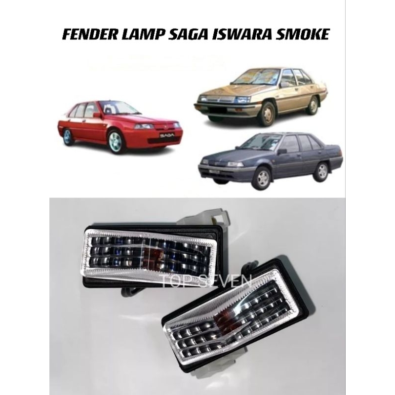 Proton Saga / Iswara Fender Lamp Crystal Smoke Black | Shopee Malaysia