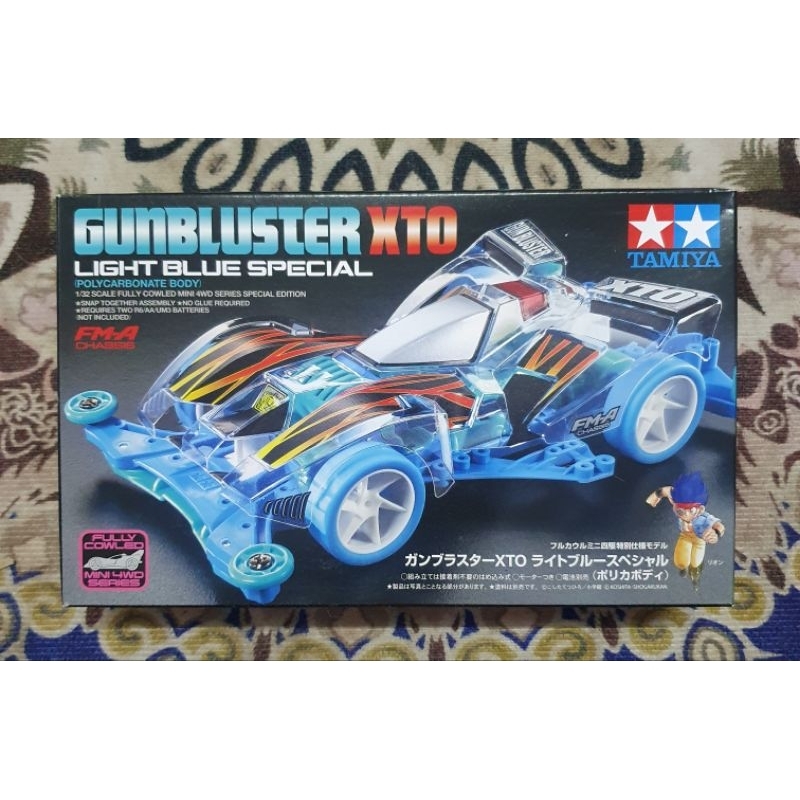 Tamiya Mini 4wd Series Special Edition Gunbluster XTO Light Blue ...