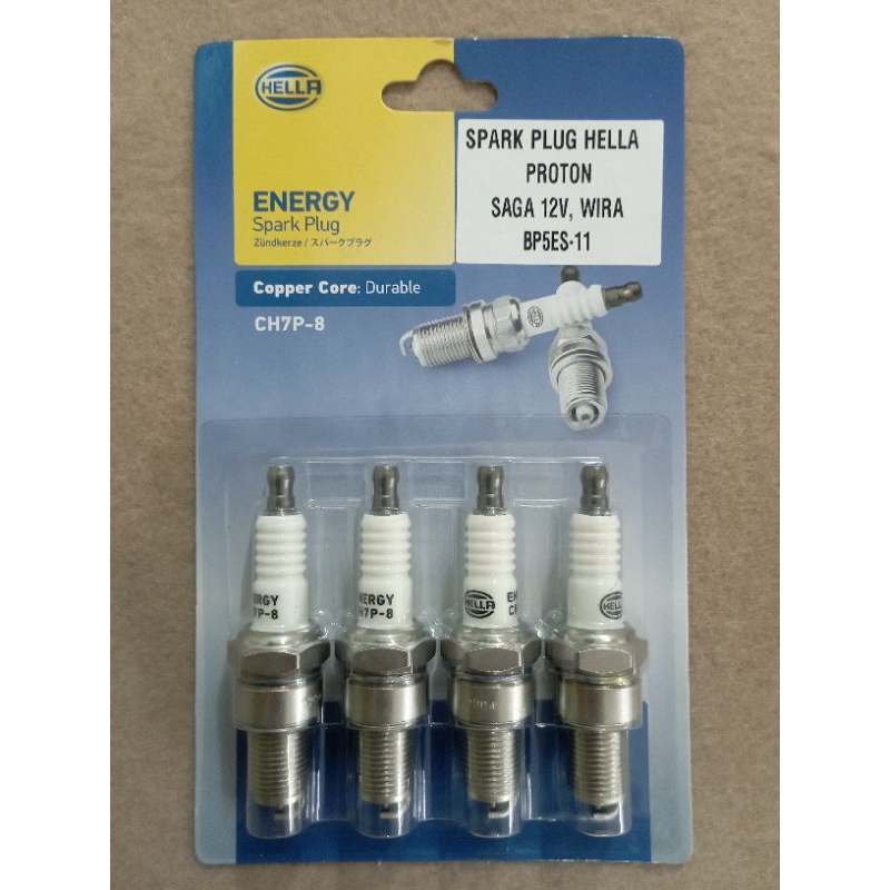 SPARK PLUG HELLA PROTON ISWARA, SAGA 12V, WIRA (CABURTOR) | Shopee Malaysia