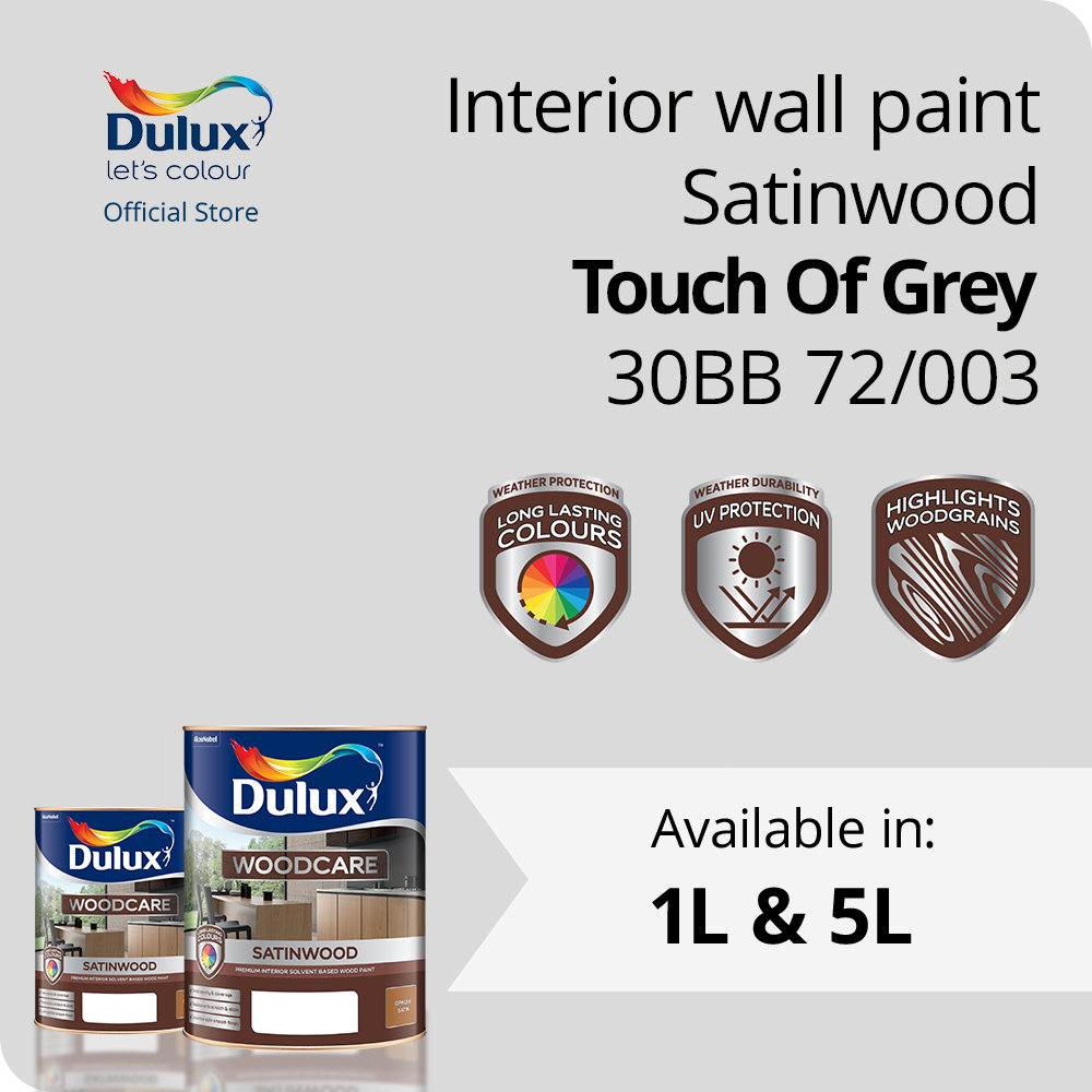 Dulux Satinwood - Touch Of Grey (30BB 72/003) (Wood Care) | Shopee Malaysia