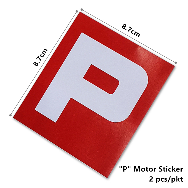 [Ukuran JPJ -Price for 2pcs] L Sticker P Sticker Motor L License P ...