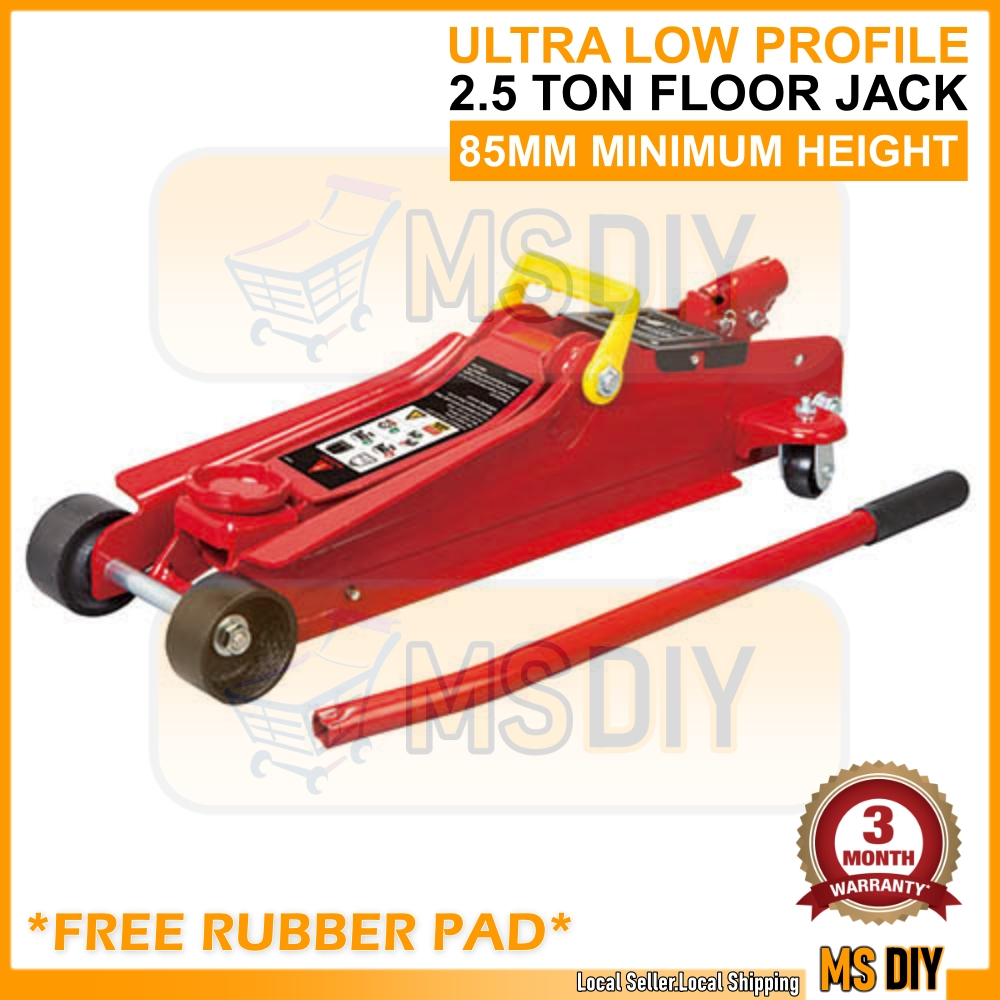 2.5 TON LOW PROFILE MINI FLOOR JACK GARAGE JACK CAR JACK ULTRA LOW ...