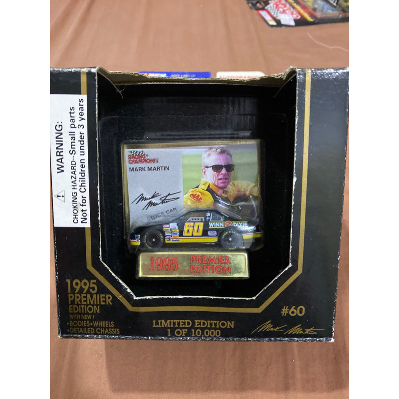 Racing Champions Nascar 1995 Premier Edition Mark Martin #60 Winn Dixie ...