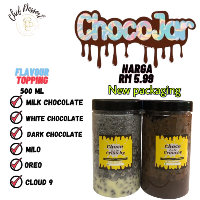 CHOCOJAR CHOCOLATE PREMIUM [HARGA BORONG] VIRAL MURAH 500ml tanpa ...