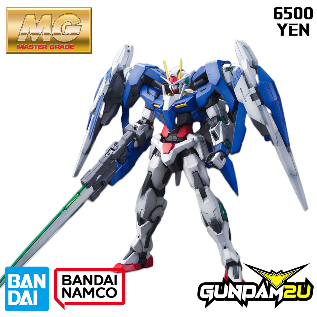 BANDAI MG 1/100 Gundam OO Raiser - Master Grade Gundam 00 Plastic Model ...