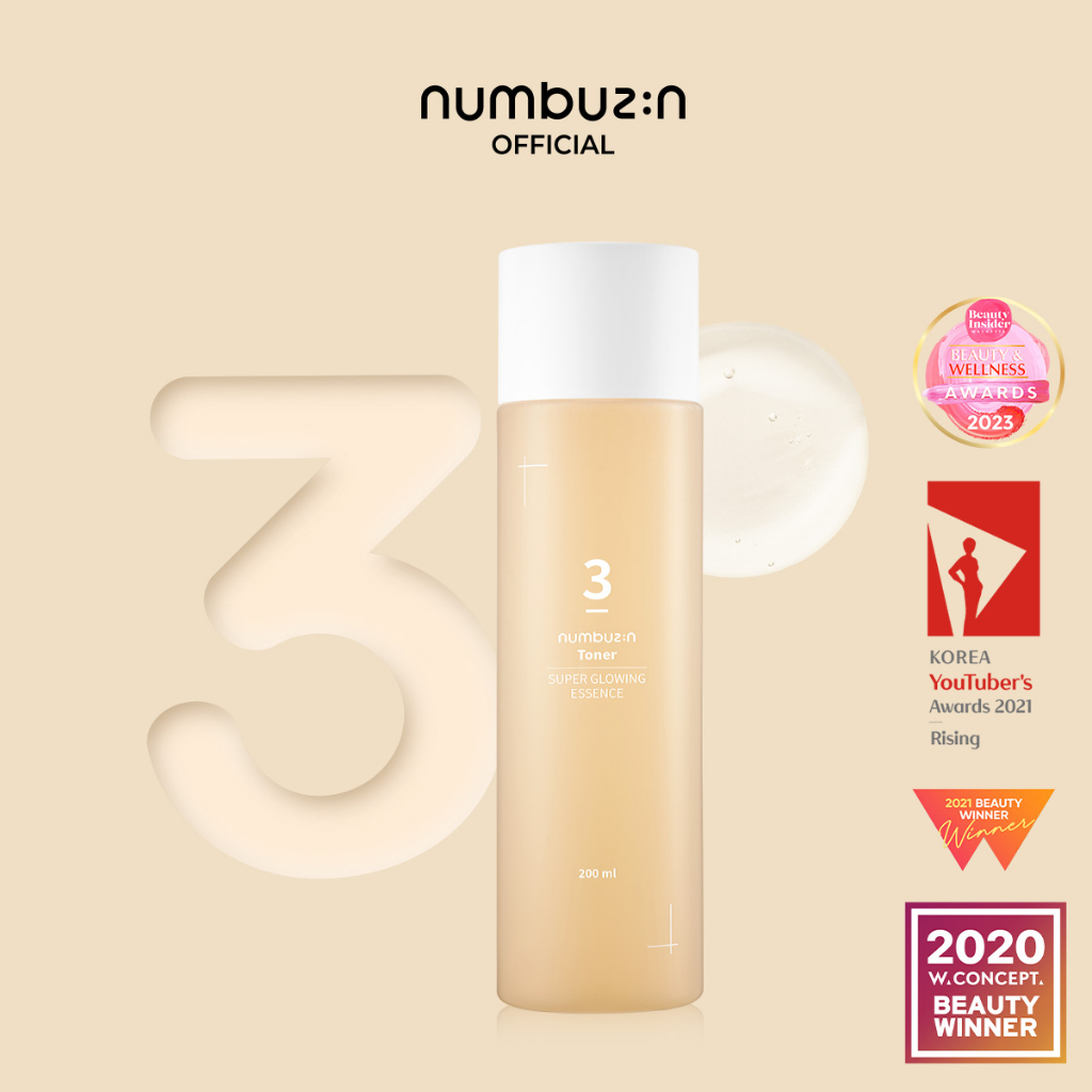 numbuzin No.3 Super Glowing Essence Toner (200ml) | Shopee Malaysia