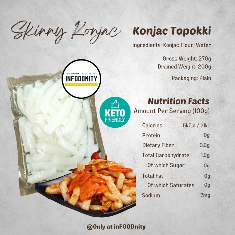 SKINNY KONJAC Noodles Shirataki Noodles Mee Konjac Rice Mi Konjac Nasi ...