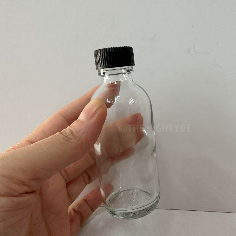 60ml Clear Glass Bottle, Mini Empty Glass Bottle/ Botol Kaca Kecil ...