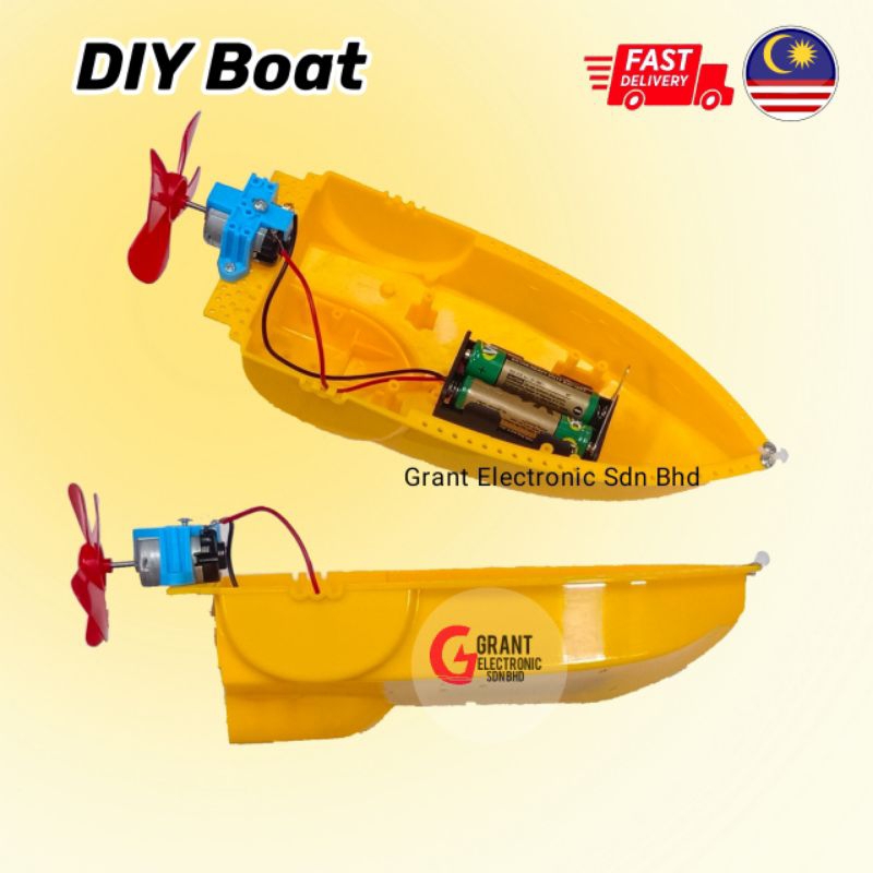 DIY Boat STEM Project RBT School Project Kids Hobby Kits Sekolah ...