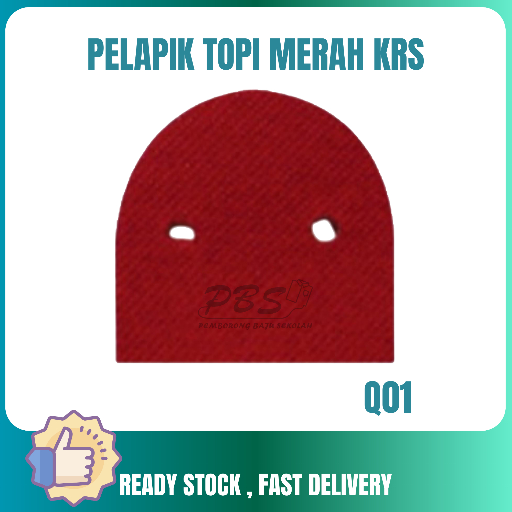 PELAPIK TOPI MERAH KADET KRS / TKRS (1PCS) - Q01 | Shopee Malaysia
