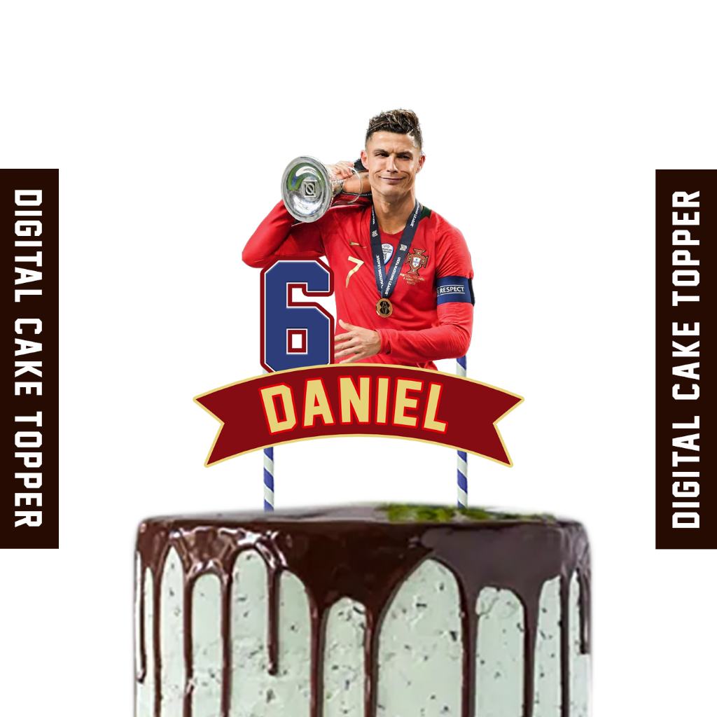 RONALDO CR 7 CAKE TOPPER | Shopee Malaysia