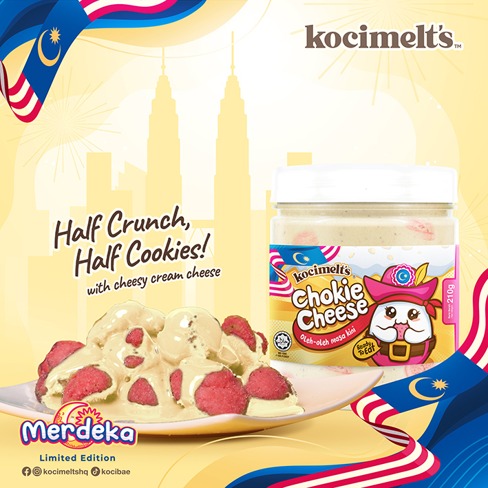 Chokie's Merdeka Series by Kocimelt's 210Gram | Half Cookies Half ...