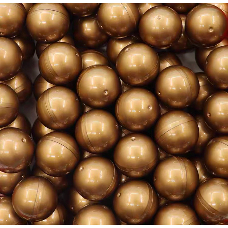 Lucky Draw ball / 32mm empty ball gold color | Shopee Malaysia