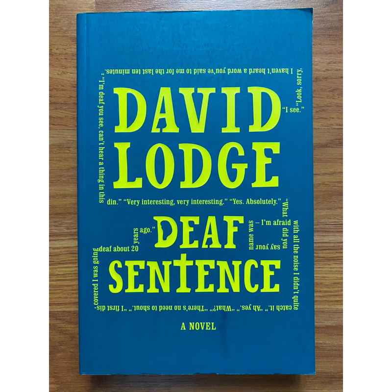 Deaf Sentence by David Lodge (Contemporary - British Literature ...