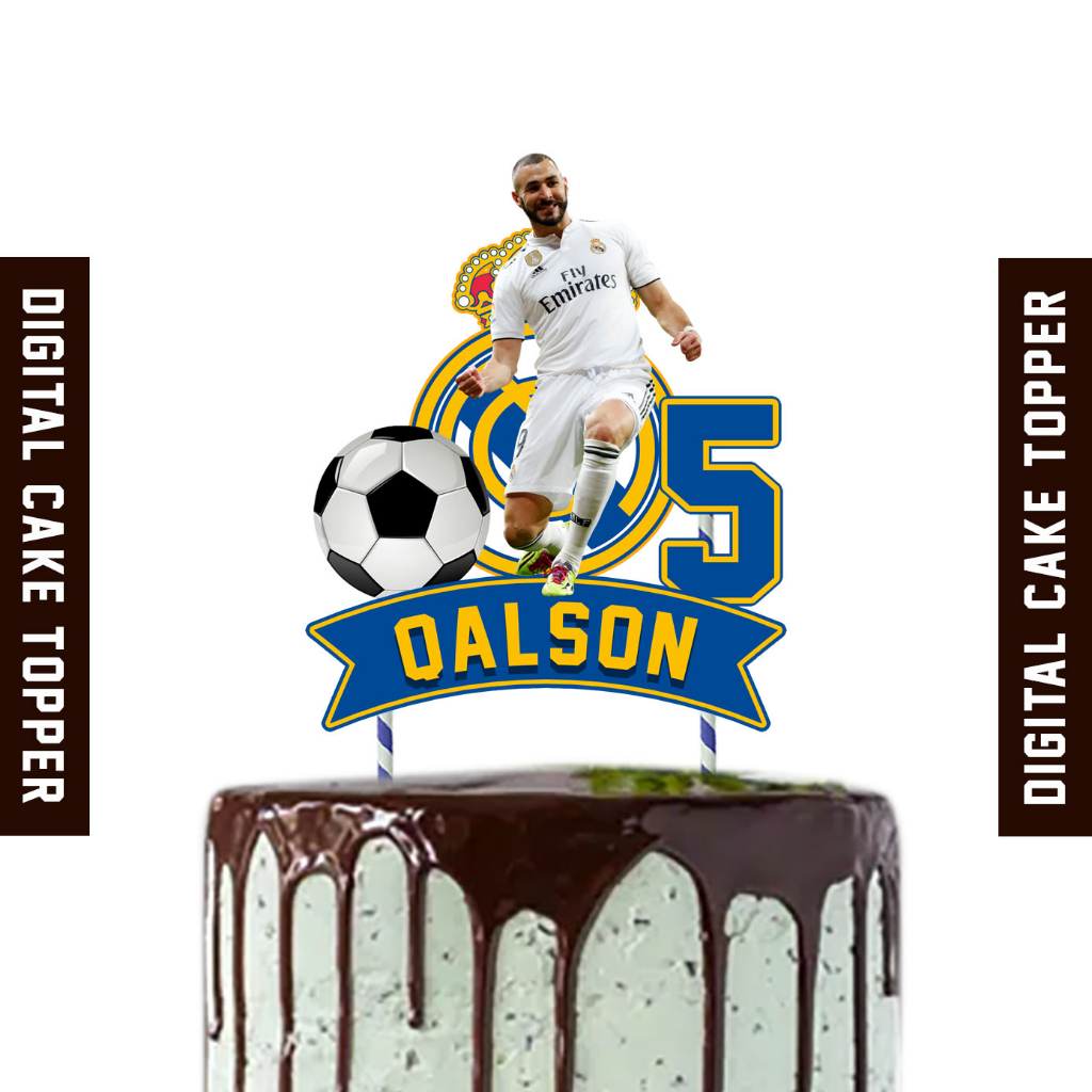 BENZEMA CAKE TOPPER BIRTHDAY | Shopee Malaysia