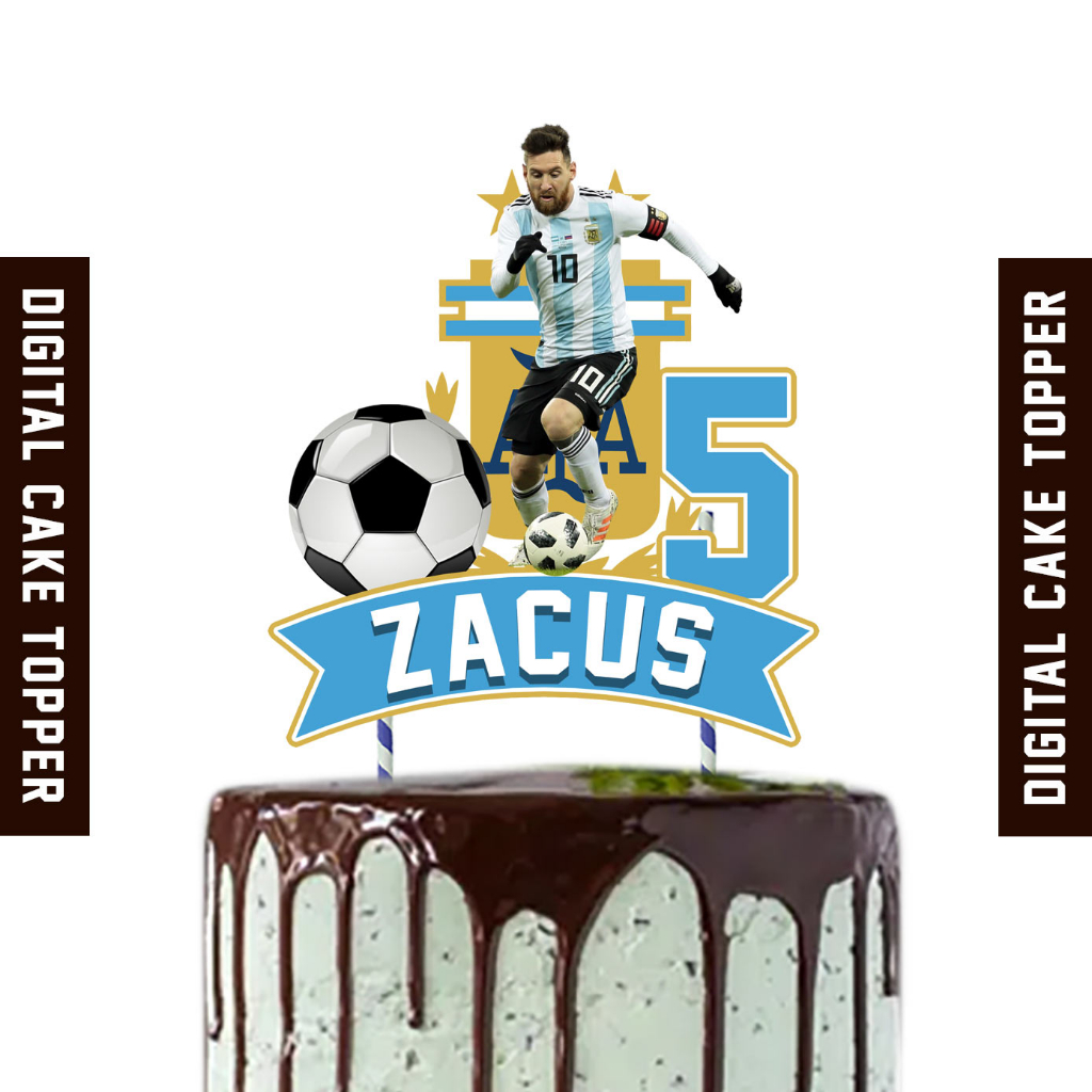 MESSI ARGENTINA CAKE TOPPER | Shopee Malaysia