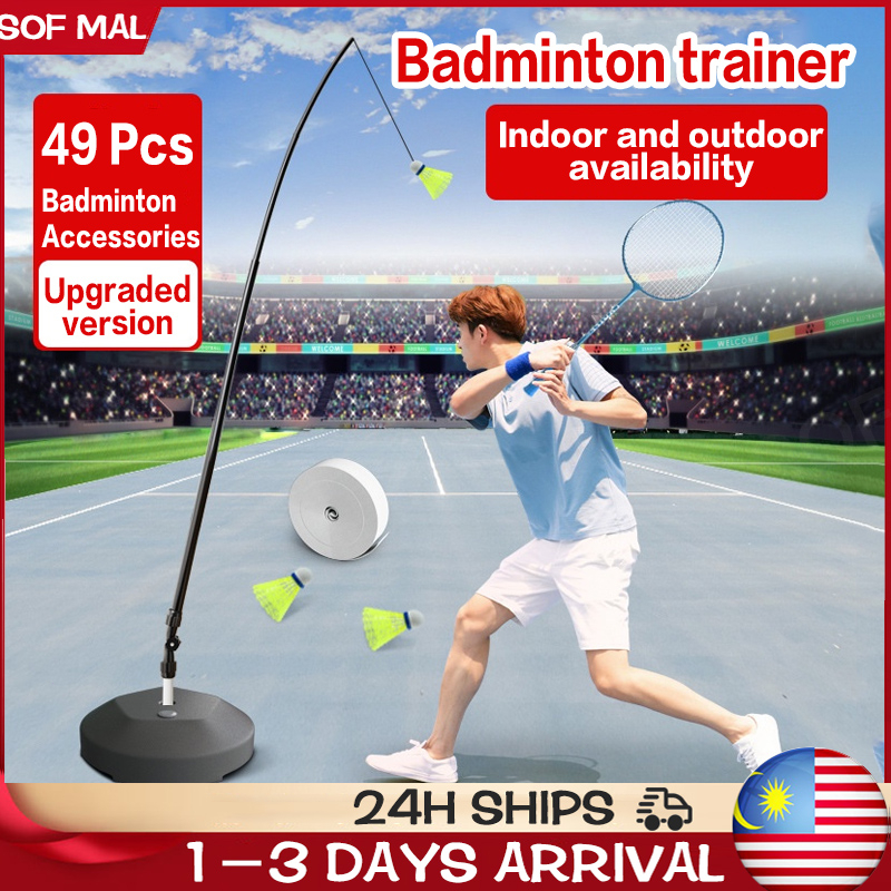 Badminton Training Trainer Solo Sport Exercise Equipment Practice Aid ...