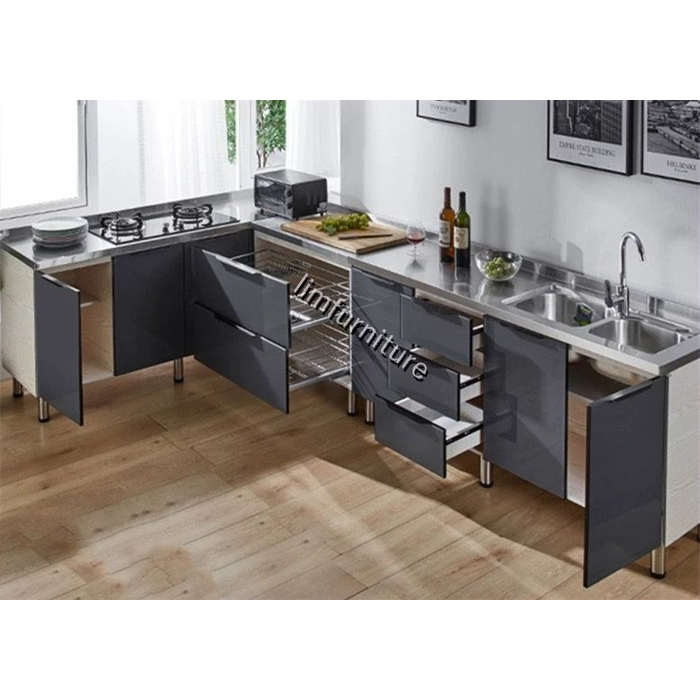 Kitchen cabinets/combination cabinets/stainless steel stove cabinets ...