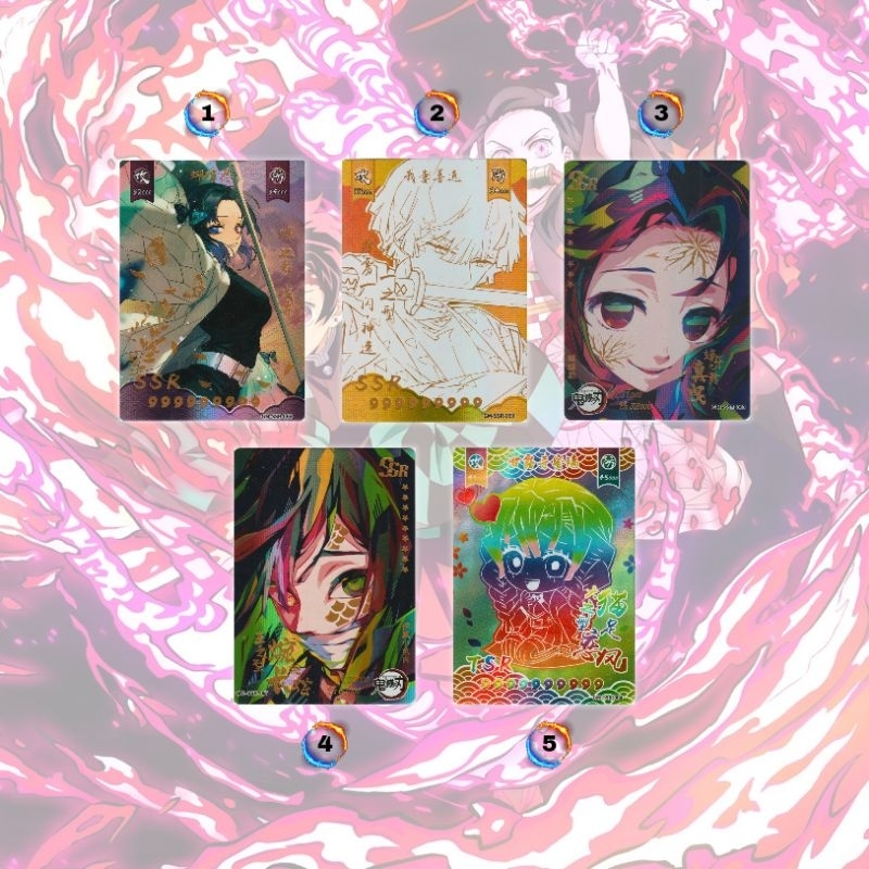 New Demon Slayer Collectible Cards: SSR, UR, SP, TSR, XR, ZR Rarity!🌟🔥 ...